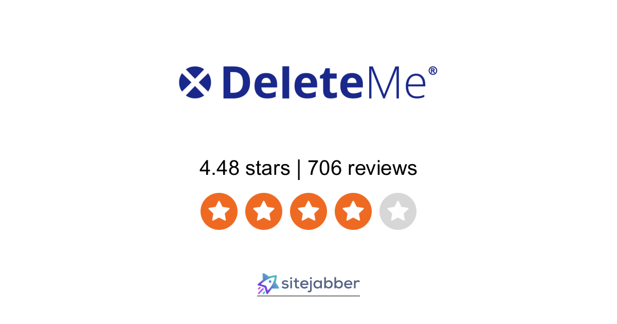 DeleteMe Reviews - 491 Reviews of joindeleteme.com | Sitejabber