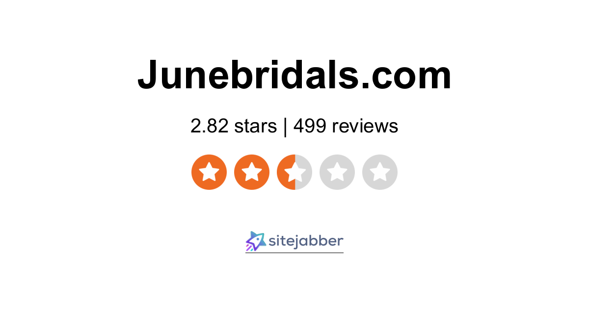 June Bridals Reviews - Read 499 Customer Reviews of June Bridals ...