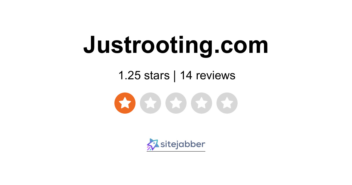 Justrooting Reviews - Read 14 Customer Reviews of Justrooting | Sitejabber