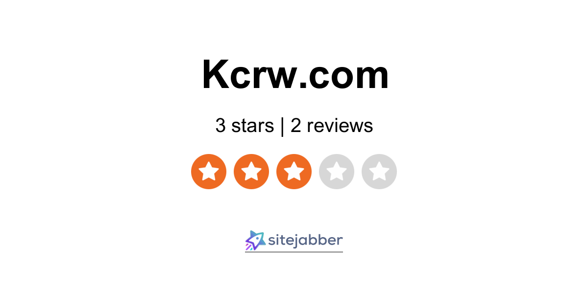 KCRW Reviews - 2 Reviews of Kcrw.com | Sitejabber