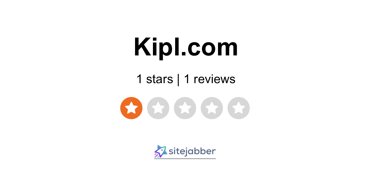 Kipl Reviews - 1 Reviews of Kipl.com | Sitejabber
