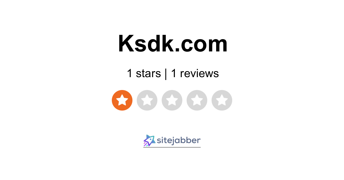KSDK Reviews - Read 1 Customer Reviews of KSDK | Sitejabber