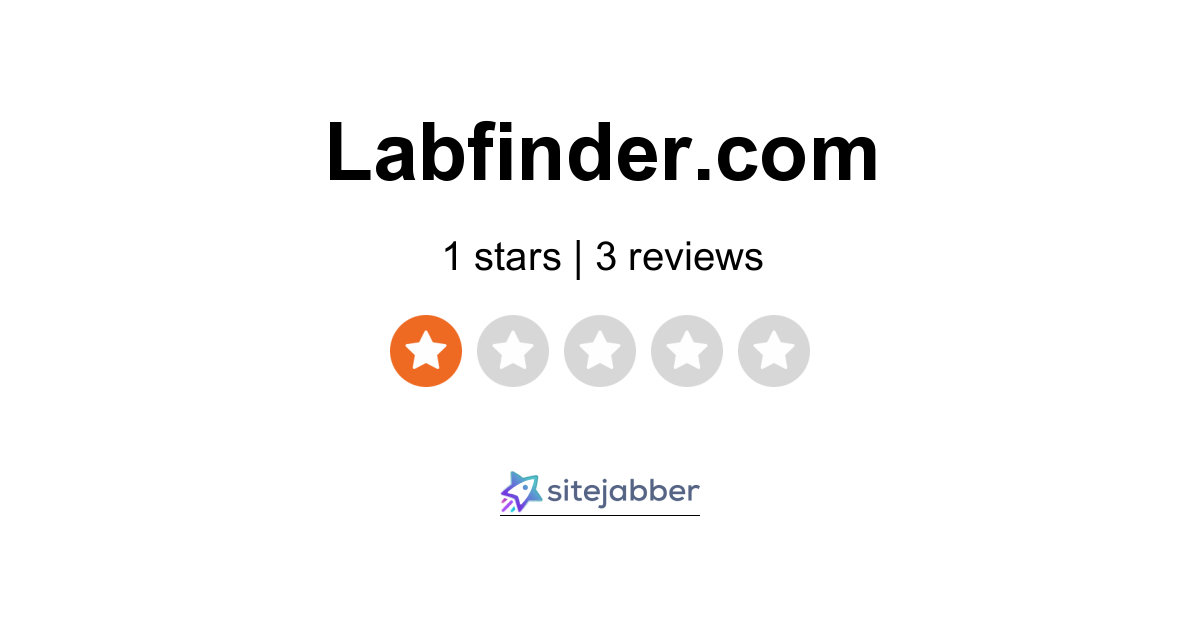 Labfinder Reviews - 3 Reviews of Labfinder.com | Sitejabber