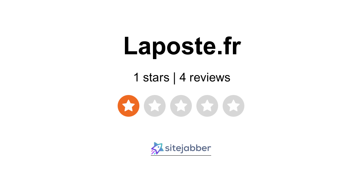 La Poste Reviews - Read 4 Customer Reviews of La Poste | Sitejabber