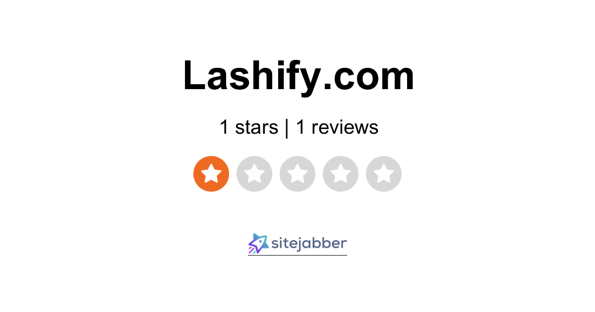 Lashify Reviews - 1 Reviews of Lashify.com | Sitejabber