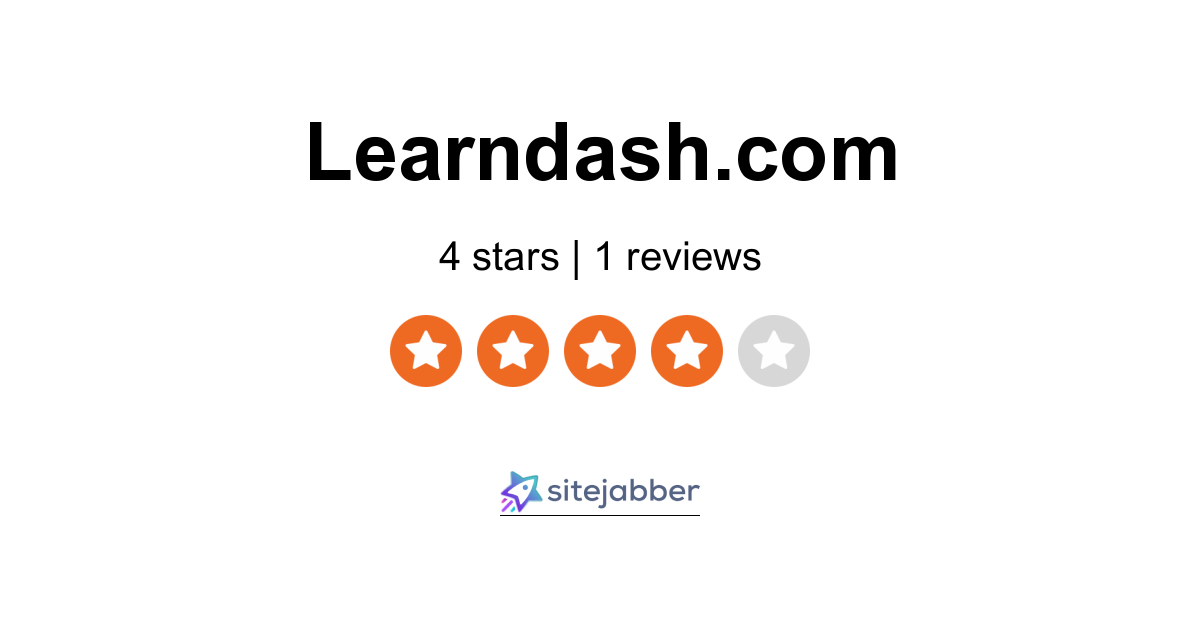 Learndash Reviews - 1 Reviews of Learndash.com | Sitejabber