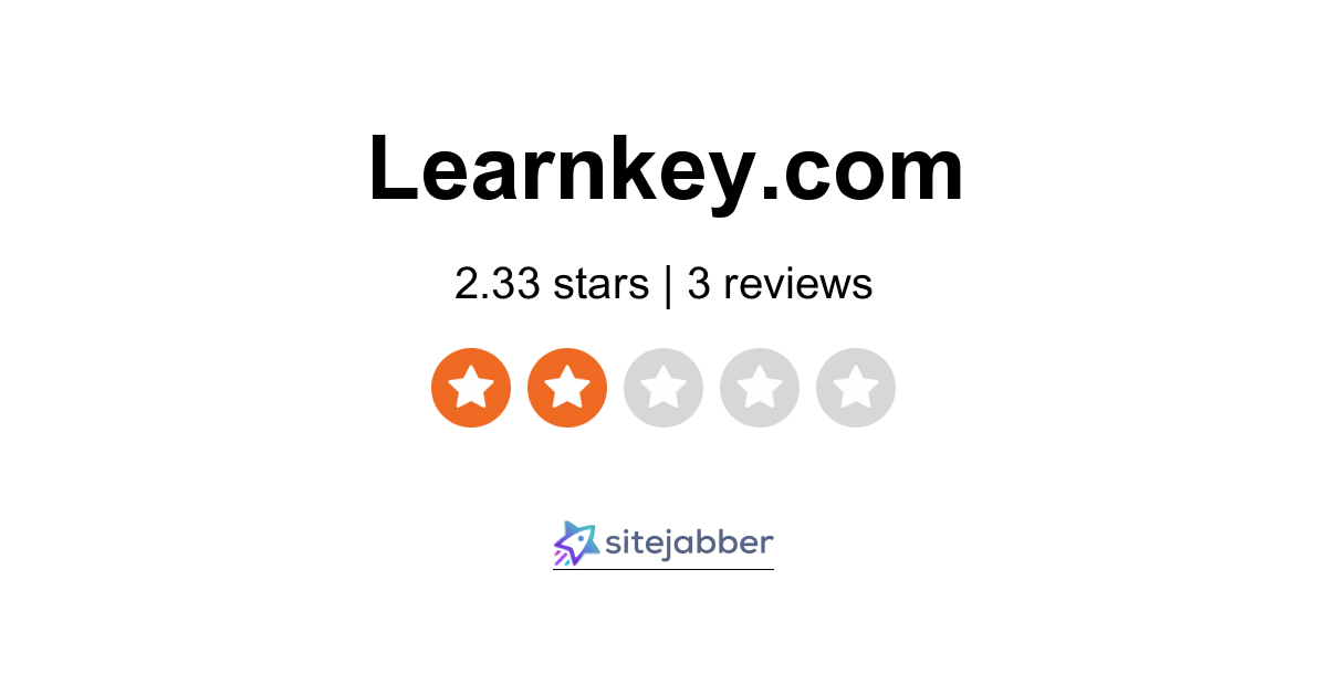 LearnKey Reviews - Read 3 Customer Reviews of LearnKey | Sitejabber