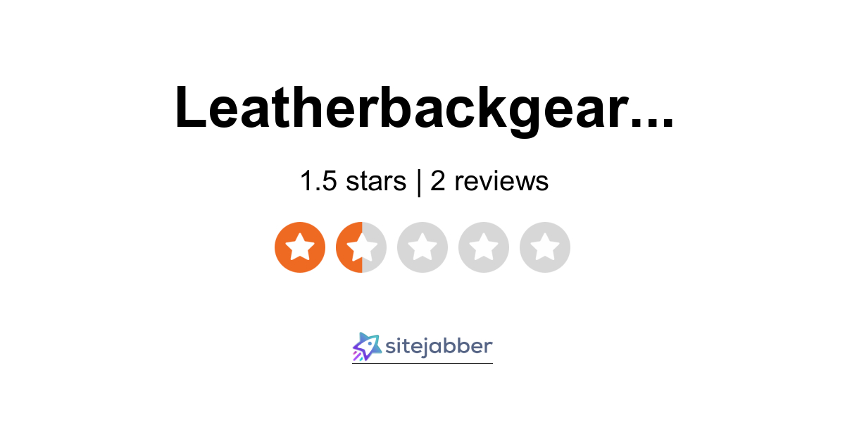 Leatherback Gear Reviews - 2 Reviews of Leatherbackgear.com | Sitejabber