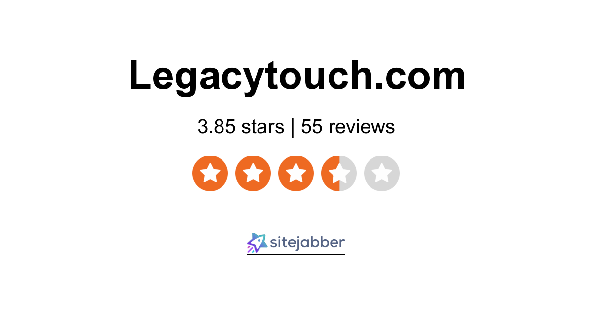 Legacy Touch Reviews - Read 55 Customer Reviews of Legacy Touch ...
