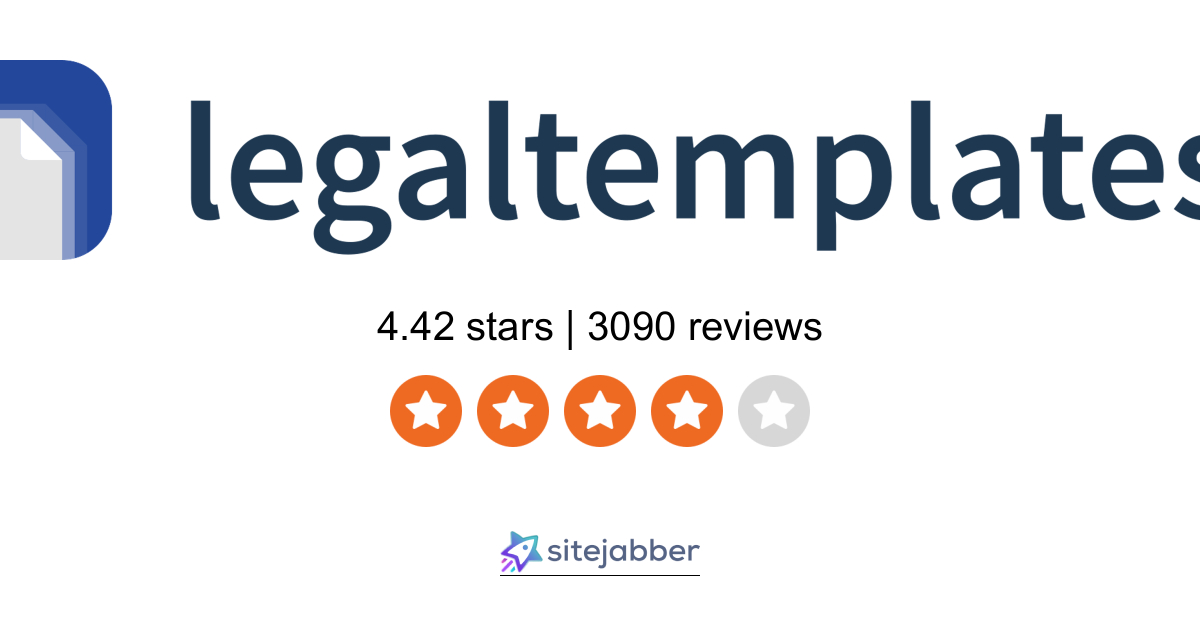 LegalTemplates Reviews - Read 3,060 Customer Reviews of LegalTemplates ...
