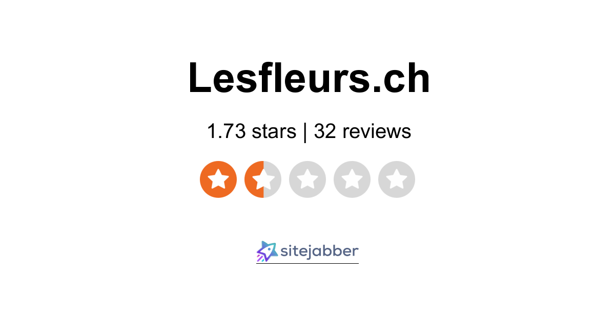 LesFleurs CH Reviews - Read 32 Customer Reviews of LesFleurs CH ...