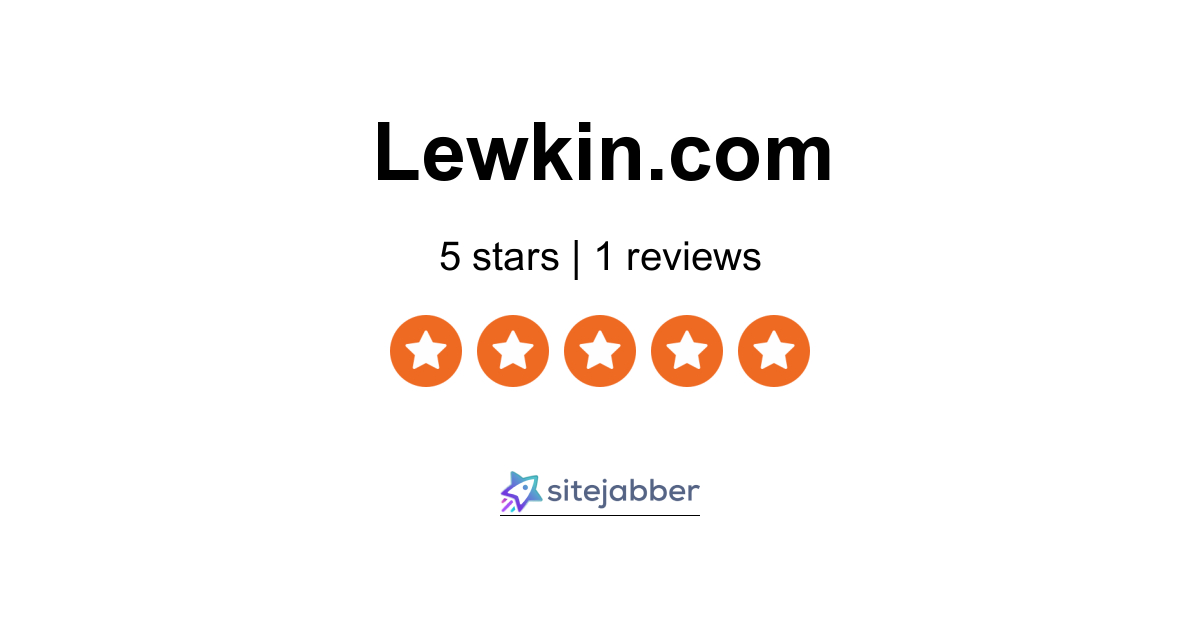 Lewkin Reviews - 1 Reviews of Lewkin.com | Sitejabber