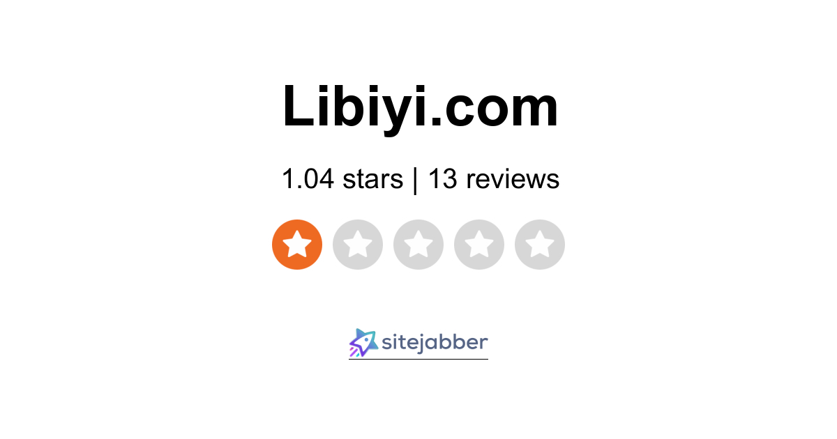 Libiyi Reviews - Read 12 Customer Reviews of Libiyi | Sitejabber