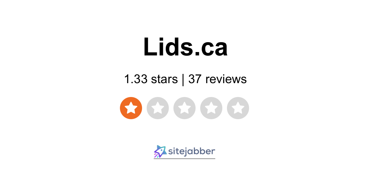 Lids CA Reviews - Read 37 Customer Reviews of Lids CA | Sitejabber