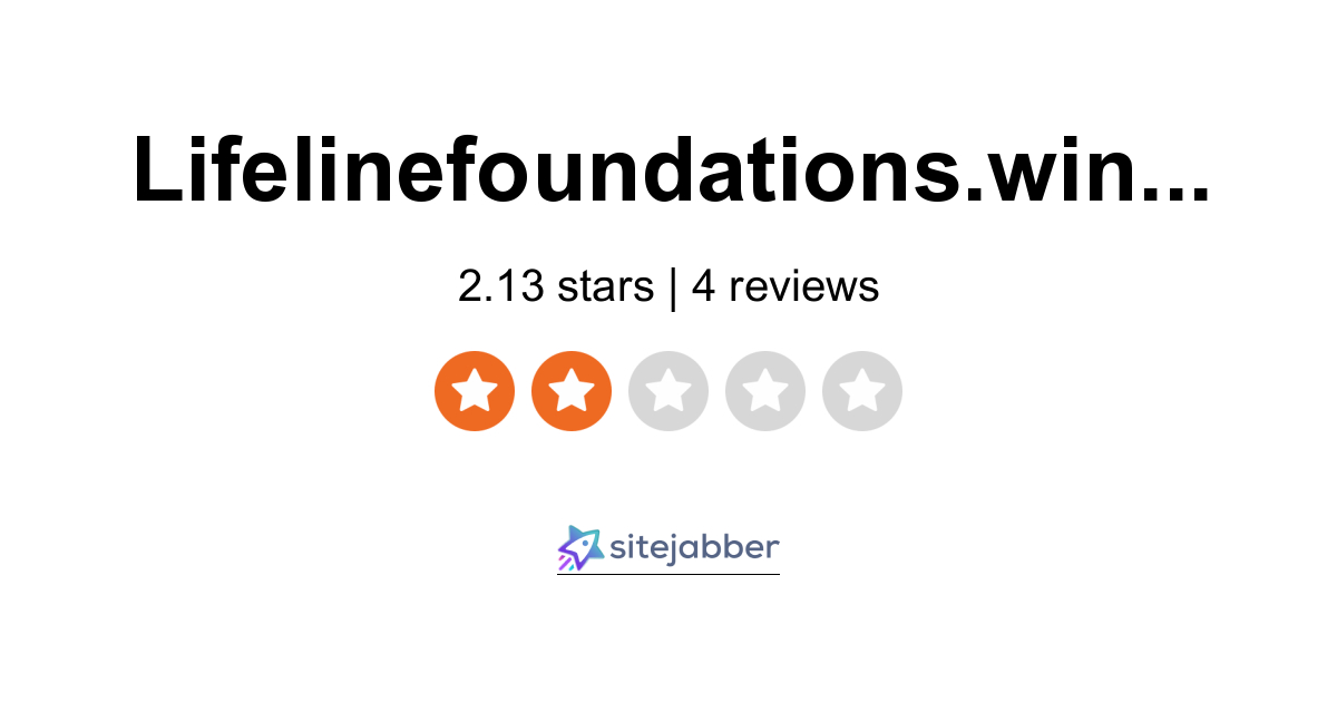 Life Line Foundation Reviews - 4 Reviews of Lifelinefoundations.win ...