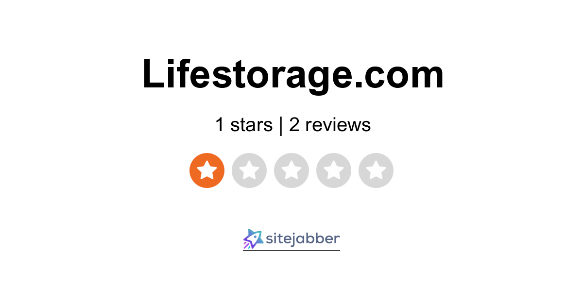LifeStorage Reviews - Read 2 Customer Reviews of LifeStorage | Sitejabber