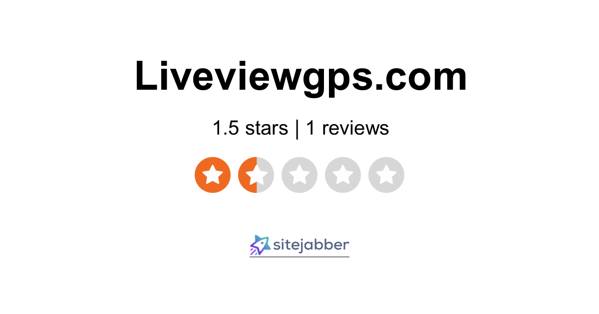 LiveViewGPS Reviews - Read 1 Customer Reviews of LiveViewGPS | Sitejabber