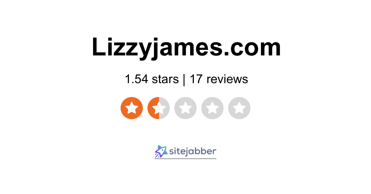 Lizzy James Reviews - Read 17 Customer Reviews of Lizzy James | Sitejabber