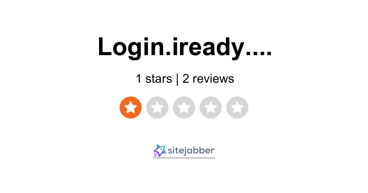 Login.iready Reviews - 2 Reviews of Login.iready.com | Sitejabber