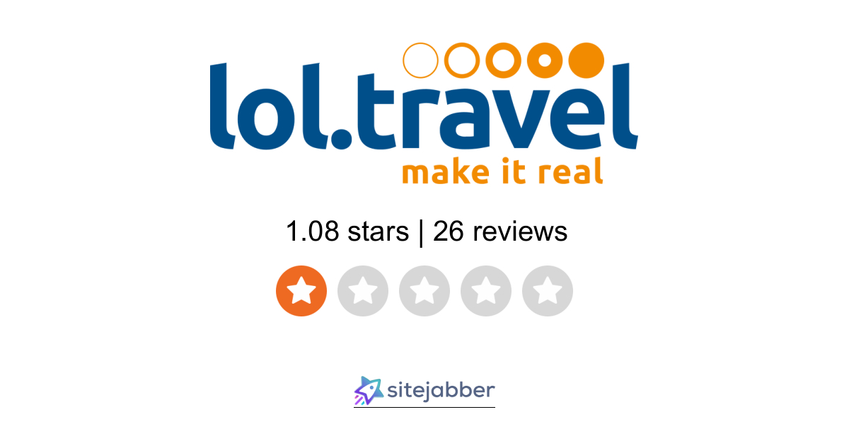 Lol.travel Reviews - Read 26 Customer Reviews of Lol.travel | Sitejabber