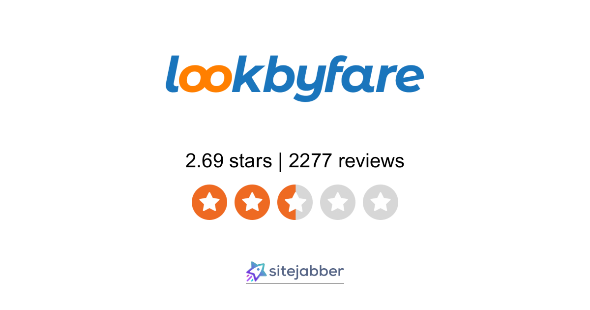 LookByFare Reviews - Read 2,277 Customer Reviews of LookByFare | Sitejabber