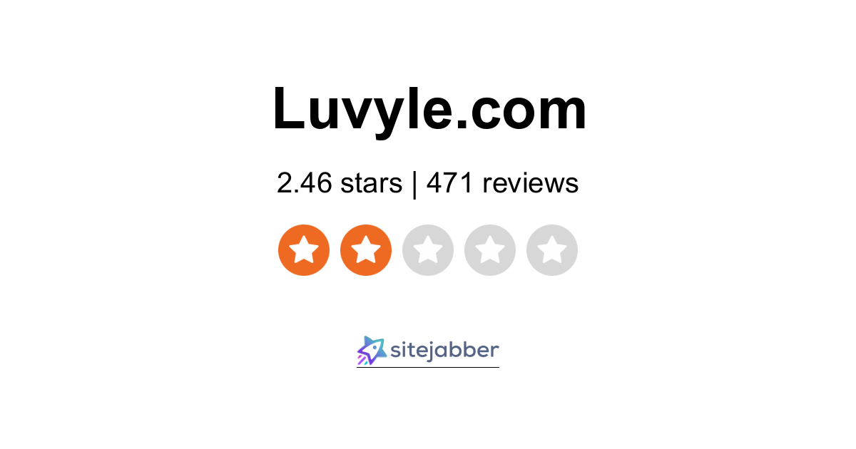 Luvyle Reviews - Read 471 Customer Reviews of Luvyle | Sitejabber