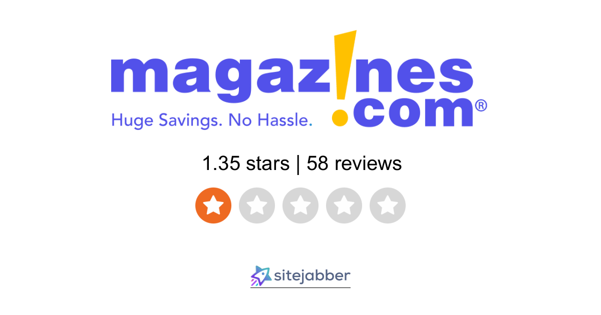 Magazines.com Reviews - Read 58 Customer Reviews of Magazines.com ...