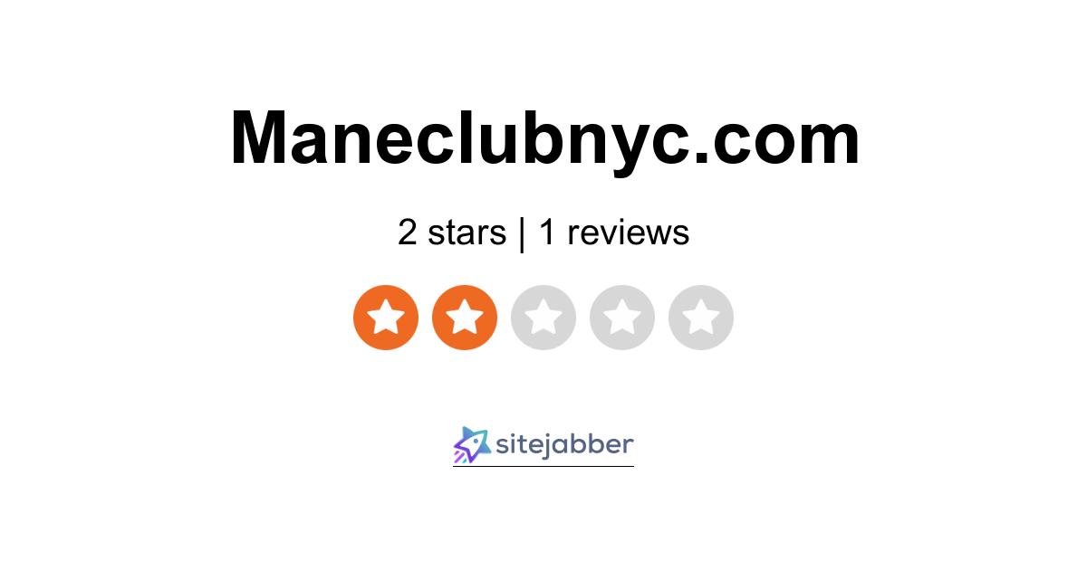 Mane Club Reviews - Read 1 Customer Reviews of Mane Club | Sitejabber
