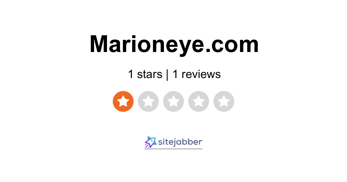 Marion Eye Center Reviews - 1 Reviews of Marioneye.com | Sitejabber