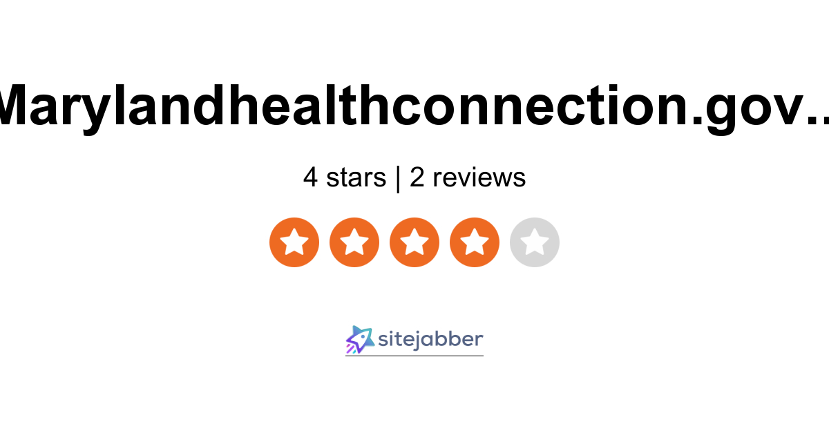 Maryland Health Connection Reviews - Read 2 Customer Reviews of ...