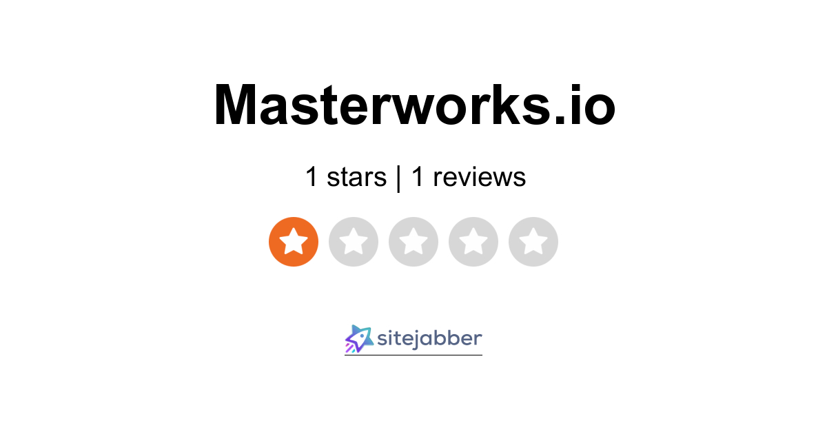 Masterworks.io Reviews - Read 1 Customer Reviews of Masterworks.io ...