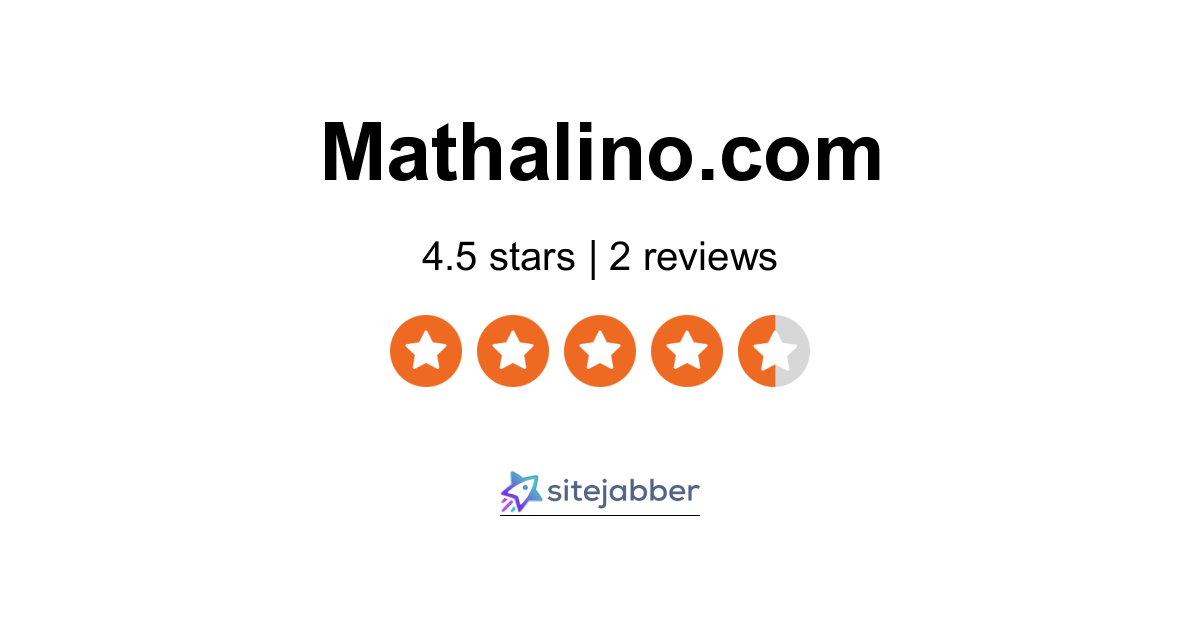 Mathalino Reviews - Read 2 Customer Reviews of Mathalino | Sitejabber