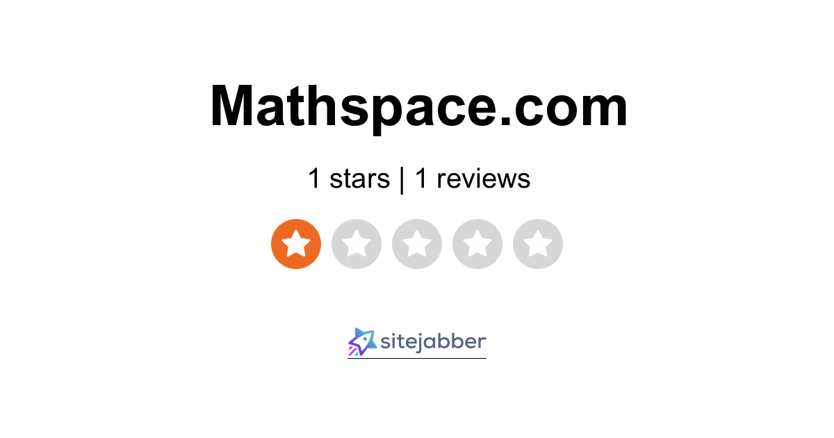 Mathspace Reviews - Read 1 Customer Reviews of Mathspace | Sitejabber