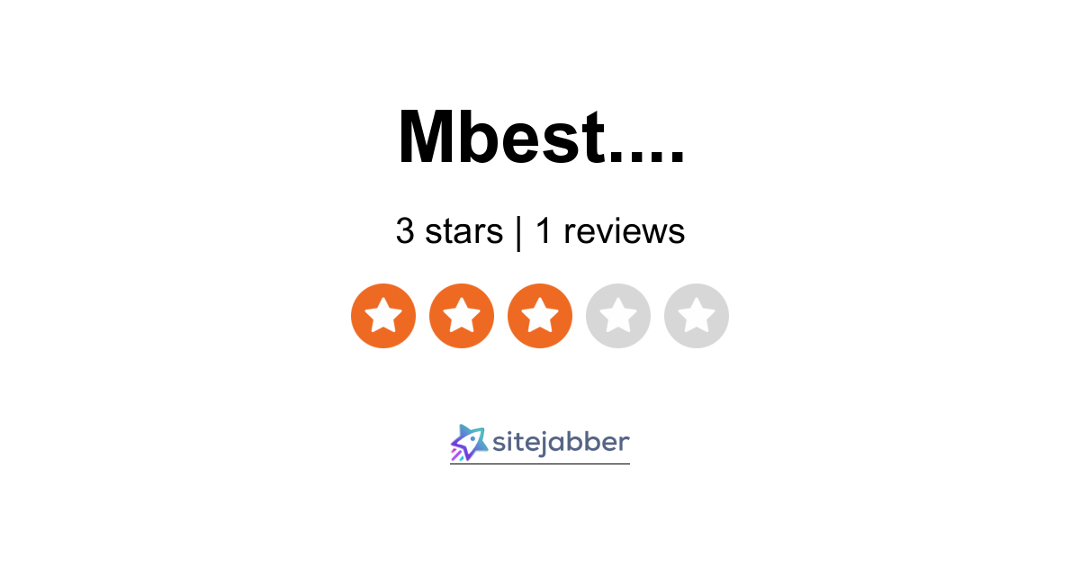 Mbest.aliexpress Reviews - Read 1 Customer Reviews of Mbest.aliexpress ...