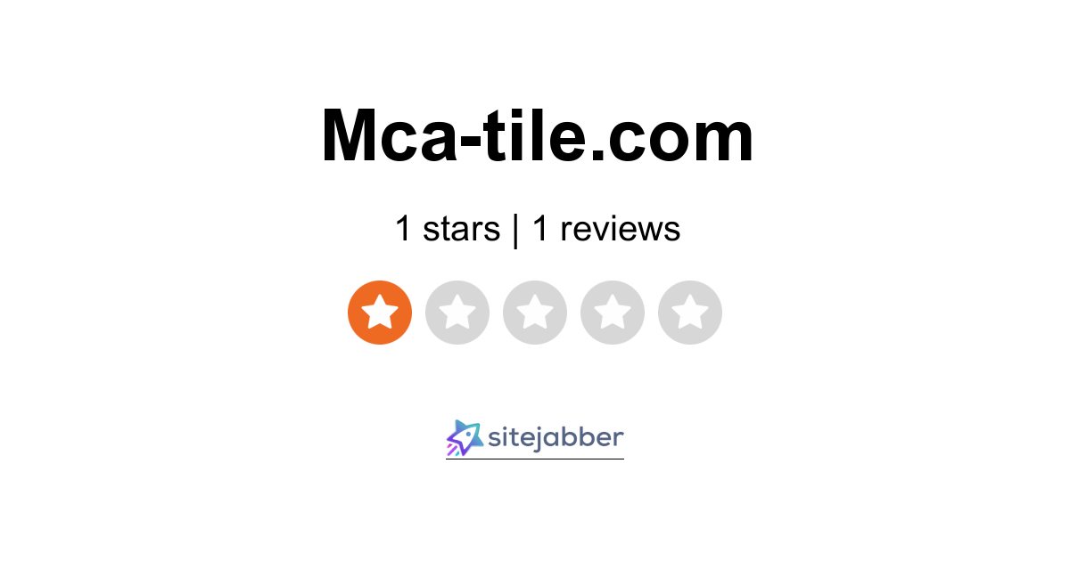MCA Clay Roof Tile Reviews - 1 Reviews of Mca-tile.com | Sitejabber
