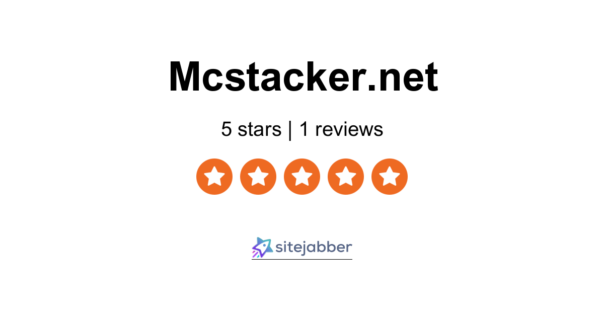 Mcstacker.net Reviews - Read 1 Customer Reviews of Mcstacker.net ...