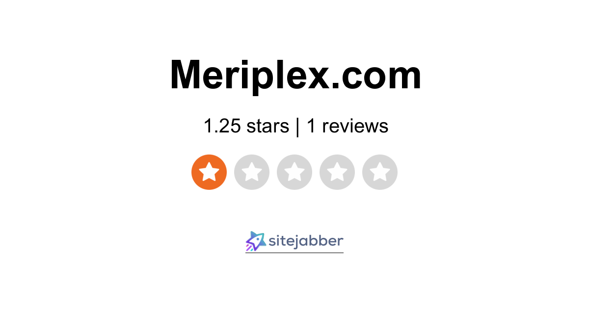 Meriplex Reviews - 2 Reviews of Meriplex.com | Sitejabber