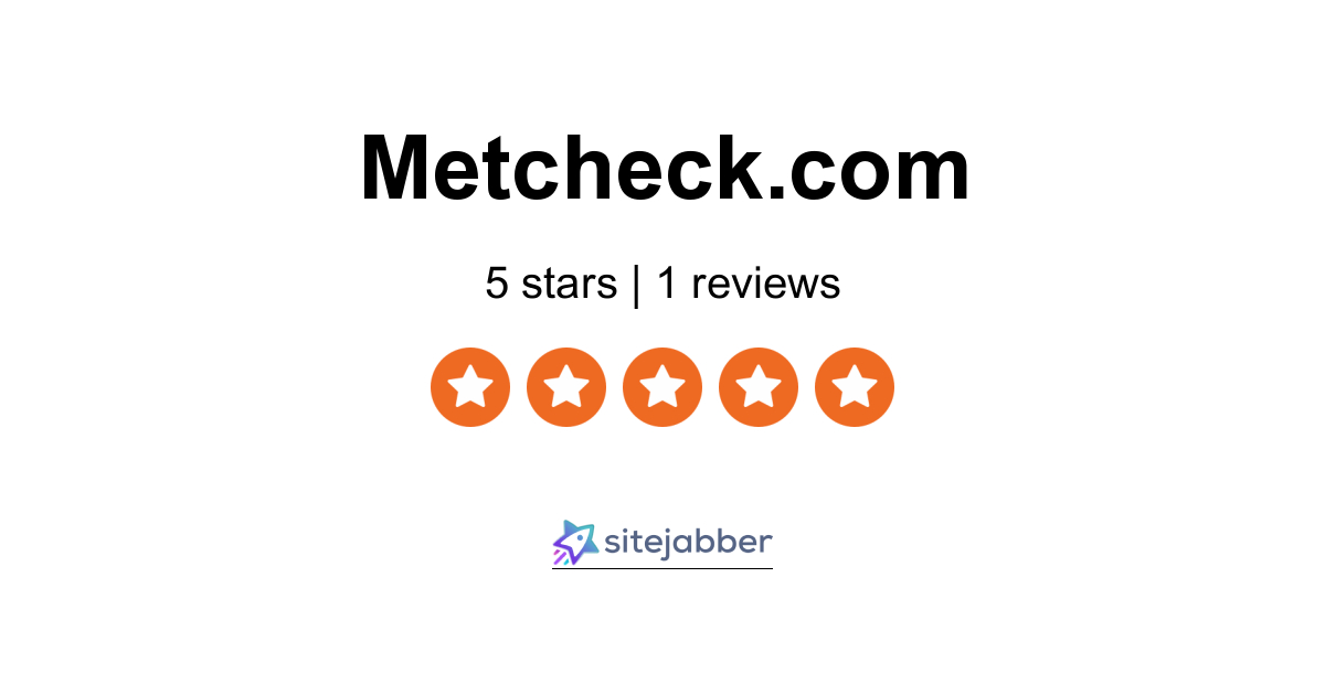 Metcheck Reviews - 1 Reviews of Metcheck.com | Sitejabber
