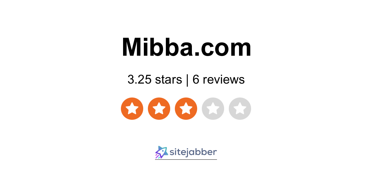 Mibba Reviews - Read 6 Customer Reviews of Mibba | Sitejabber