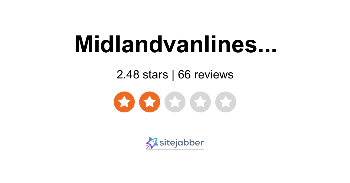 Midlandvanlines Reviews - Read 66 Customer Reviews of Midlandvanlines | Sitejabber