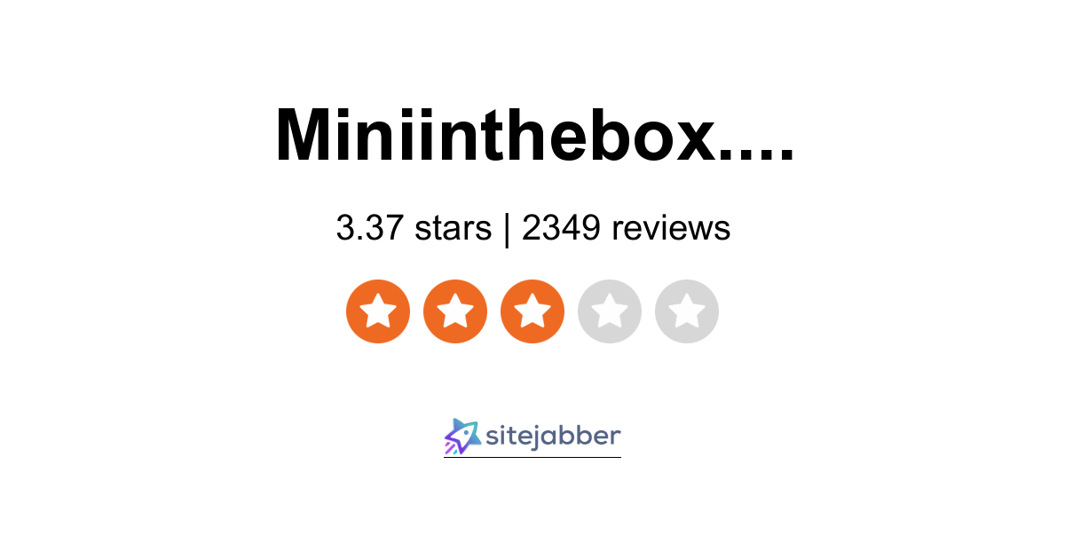 MiniInTheBox Reviews - Read 2,349 Customer Reviews of MiniInTheBox ...
