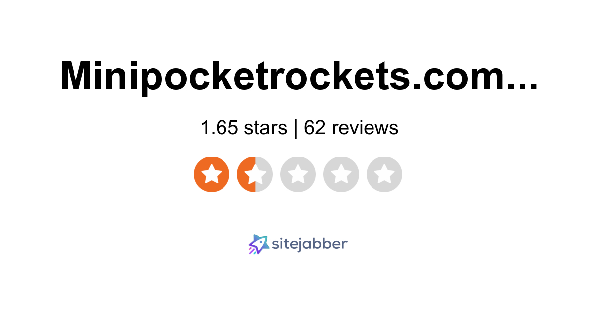 Mini Pocket Rockets Reviews - Read 62 Customer Reviews of Mini Pocket ...