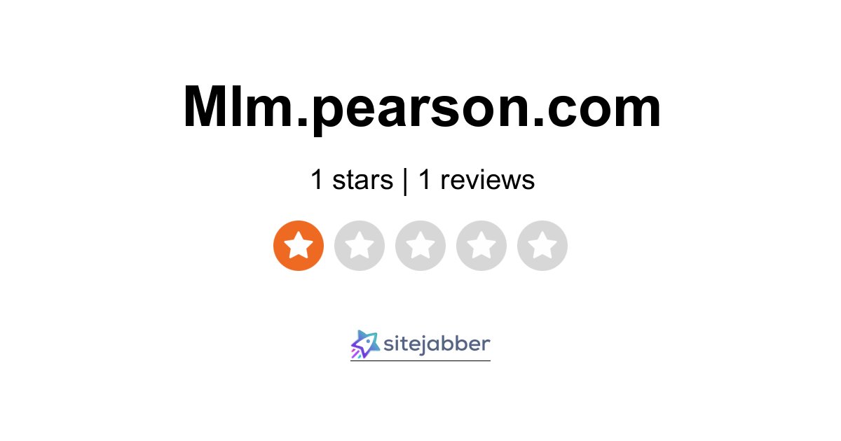 Mlm.pearson Reviews - Read 1 Customer Reviews of Mlm.pearson | Sitejabber