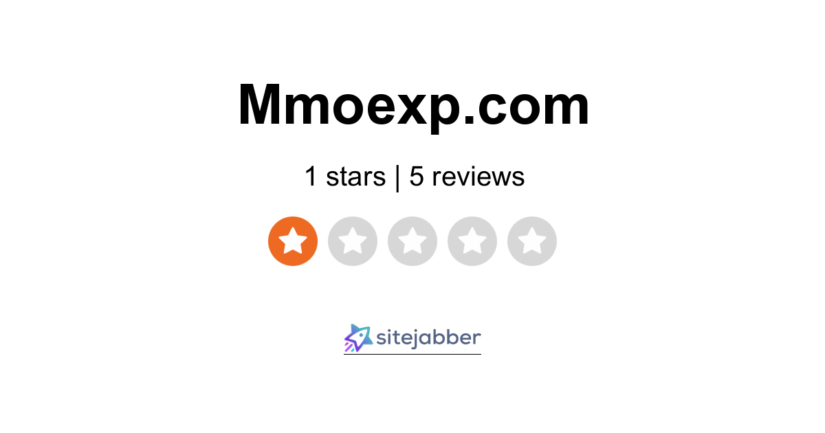 Mmoexp Reviews - Read 5 Customer Reviews of Mmoexp | Sitejabber