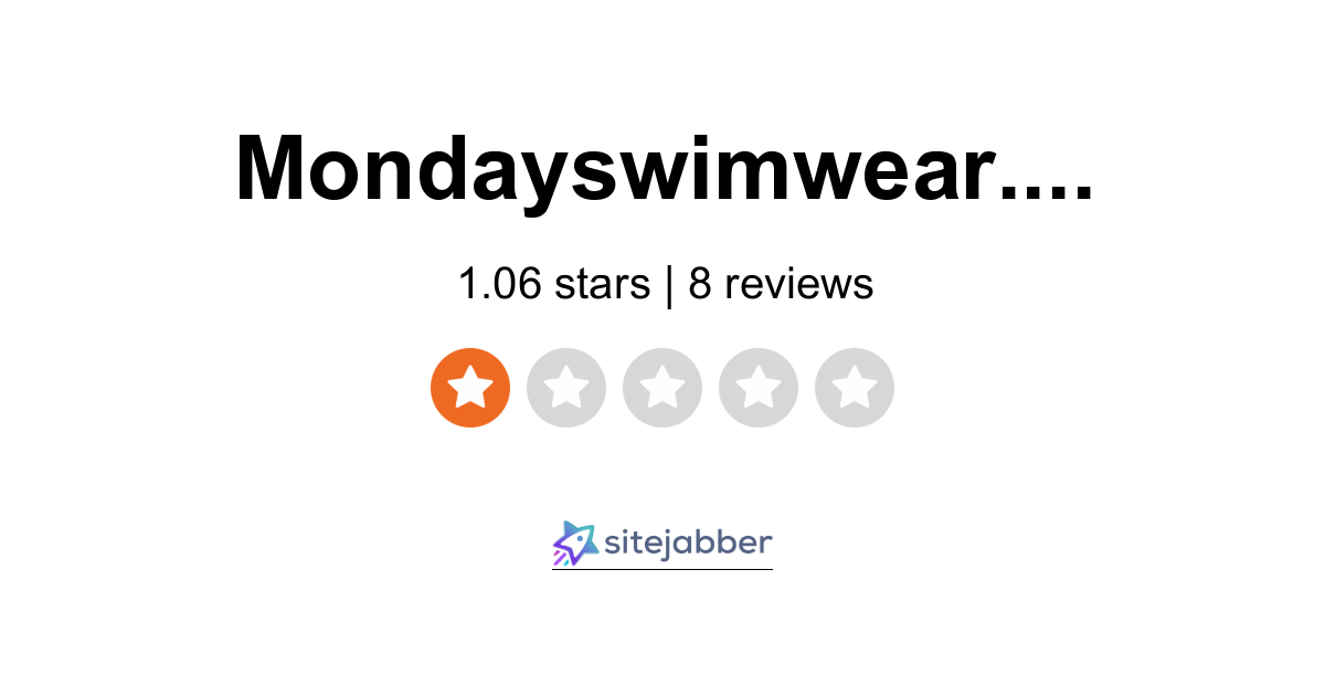 Monday Swimwear Reviews - Read 8 Customer Reviews of Monday Swimwear ...