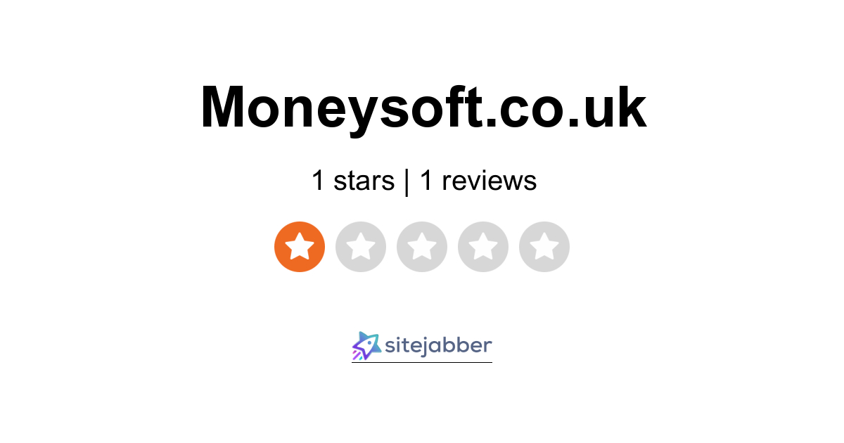 Moneysoft Reviews - Read 1 Customer Reviews of Moneysoft | Sitejabber