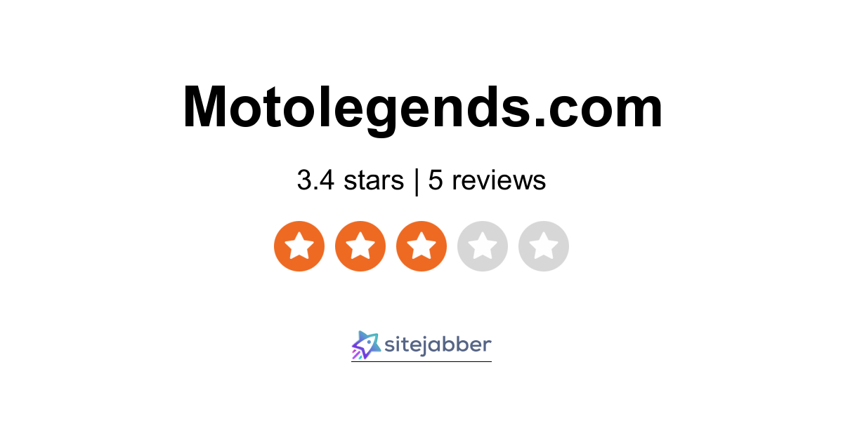 Motolegends Reviews - Read 5 Customer Reviews of Motolegends | Sitejabber