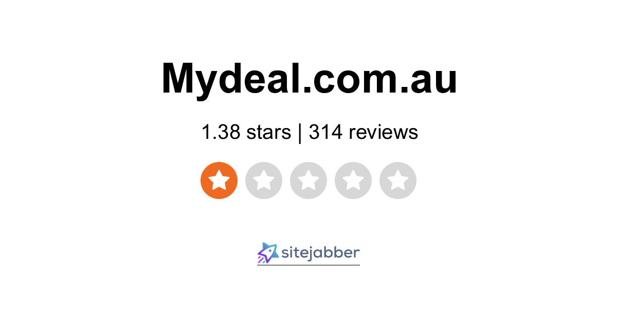 MyDeal AU Reviews - Read 314 Customer Reviews of MyDeal AU | Sitejabber