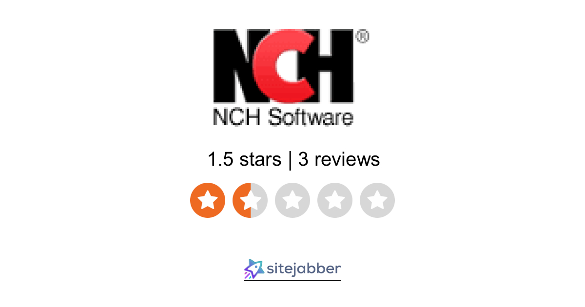 NCHSoftware Reviews - Read 3 Customer Reviews of NCHSoftware | Sitejabber