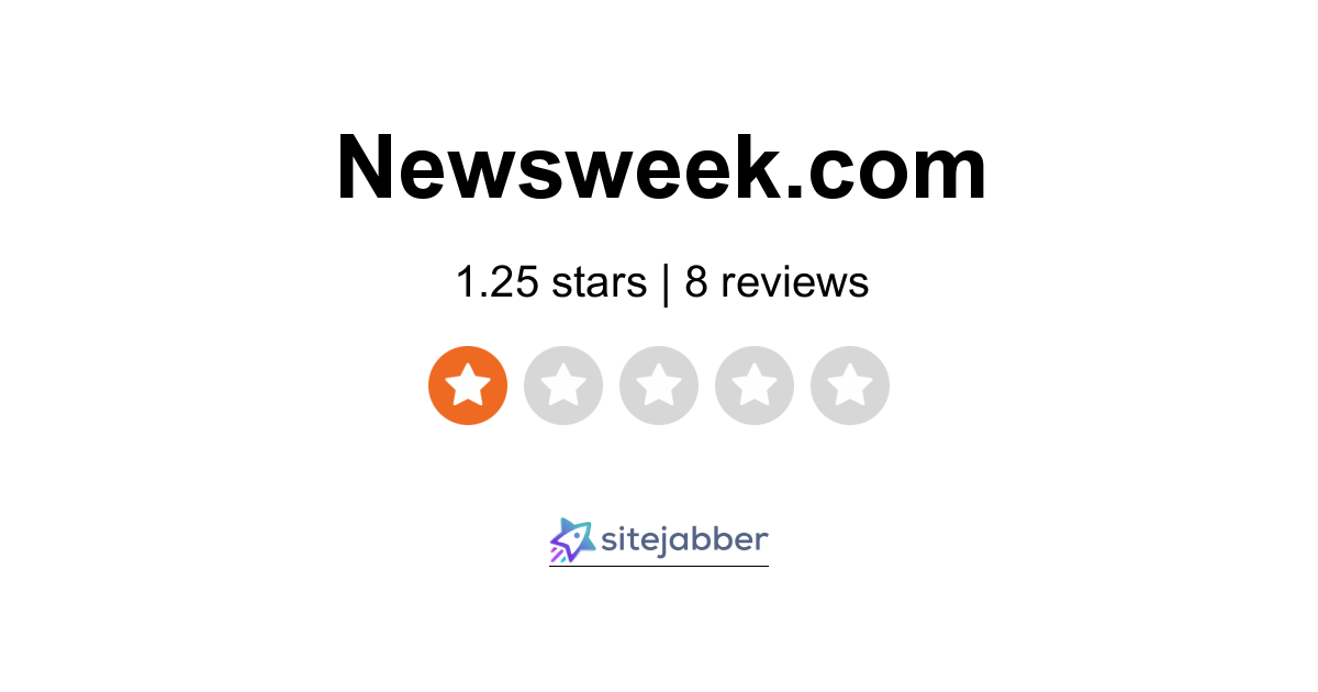 Newsweek Reviews - Read 8 Customer Reviews of Newsweek | Sitejabber